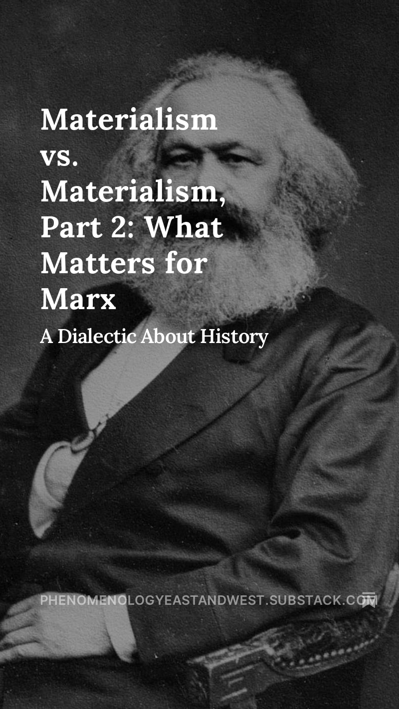 Materialism vs. Materialism, Part 2: What Matters for Marx | Wrestling ...